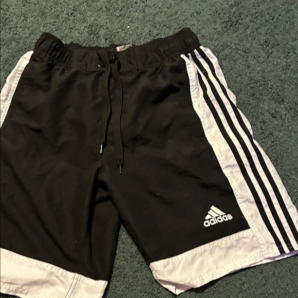 adidas | Swim | Adidas Mens Black And Gray Athletic Bathing Suit | Poshmark